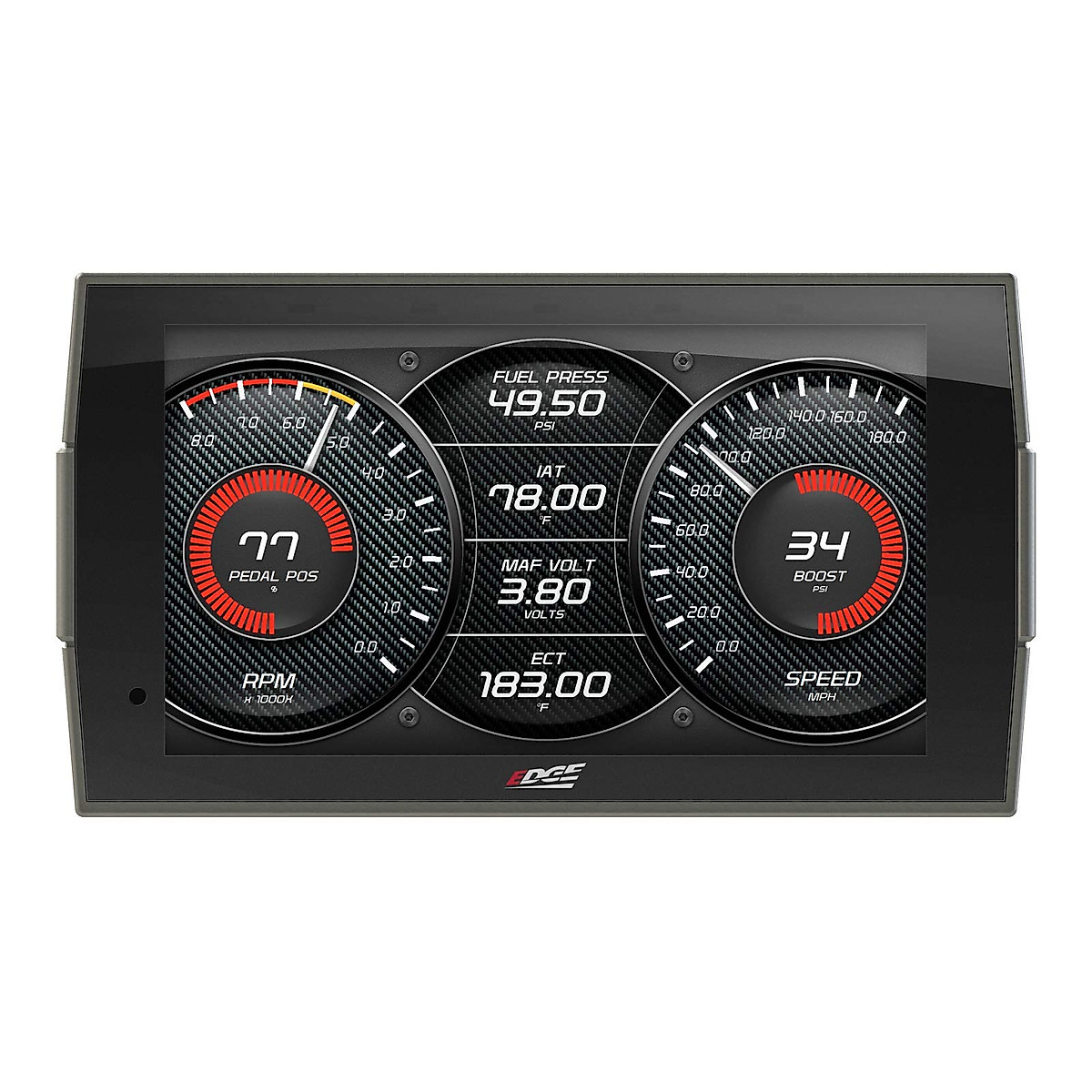 Edge Products CTS3 84130-3 Touch Screen OBD2 Monitor Gauge Scanner & License Plate Reverse Backup Camera 98203 Compatible with 1996 Vehicles & Newer