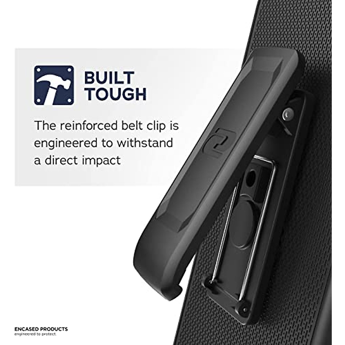 Encased Replacement Belt Clip for Otterbox Defender Series - fits iPhone 14 Pro Max and iPhone 13 Pro Max (Holster ONLY) Defender Case is Not Included
