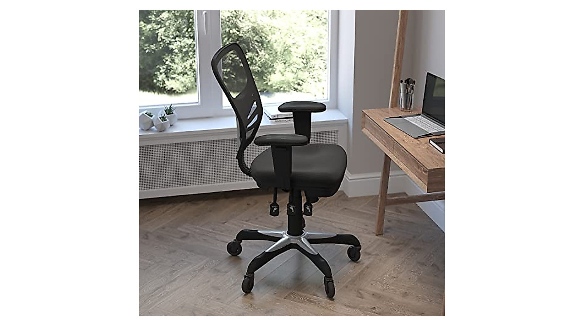 Ergonomic Mid-Back Executive Office Chair | Flash Furniture