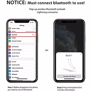 ABCDONG Earbuds Headphones for iPhone 13/13 Pro/12/12 Pro Max/11/11 Pro inEar Earphones, Microphone Stereo Mini Wired Earbuds Earphones Compatible with iPhone 7/8/8 Plus/X/XS/XR/XS Max and iPad