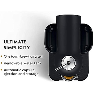 Nespresso Vertuo Coffee and Espresso Machine by Breville, 5 Cups, Matte Black