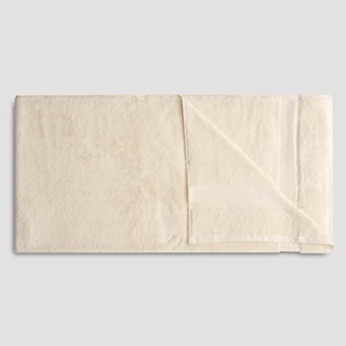 Fabdreams 100% Organic Cotton Bath Sheet Set of 2 | Oversized Bath Towels | Ultra Soft Bath Sheet | Spa Hotel Premium Bath Towels | GOTS Certified | 700 GSM | Gray Bath Sheet Set- 36 x 70 in | Ivory