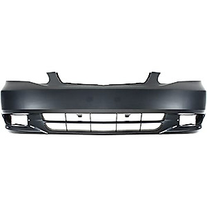 South Mud Bay Front Bumper Cover Compatible with with Fog Light Holes 12716753