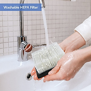 COSTWAY Wet Dry Vacuum Cleaner, 4 Peak HP 2.7 Gallon CRA Vacuum with Blower, Attachement, Rechargeable Battery, Portable Shop Vacuum Cleaner for Workshop, Car, Garage, Home (Blue)