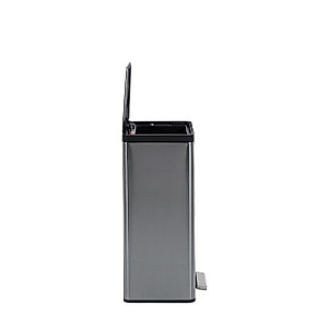 Bundle of Rubbermaid 12G Step-On Trash Can with Rubbermaid 1.6G Semi-Round Step-On Wastebasket