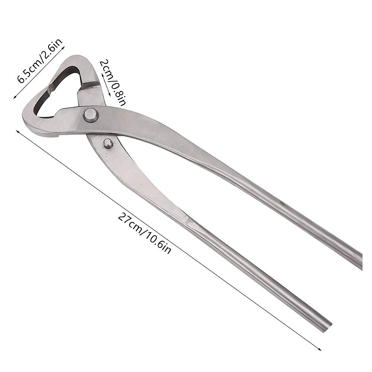 Omabeta 27cm Stainless Steel Trunk Splitter Bonsai Tools Professional Garden Branch Cutter Beginner Bonsai Tools Trunk Splitter Scissors Garden Pruning Equipment