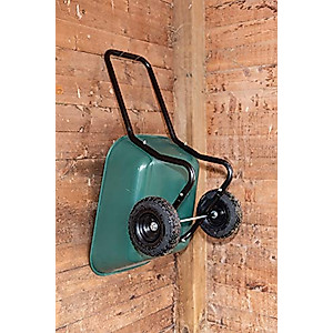 Garden Star 70019 Garden Barrow Dual-Wheel Wheelbarrow/Garden Cart