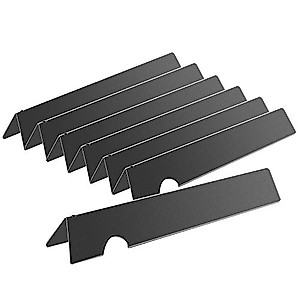 Outspark 66033 Grill Flavorizer Bars for Weber Genesis II E-410/LX E-440 S-440 Series Gas Grills,Replacement Parts for Weber Genesis II 400 Series,66796 66030 Flavor Bars(7 Pack Porcelain Enameled)