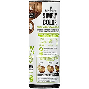 Schwarzkopf Simply Color Permanent Hair Color, 7.5 Almond Brown