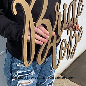 Bride To Be Wording-Laser Cut Bride To Be Sign