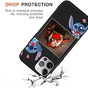 Personalized Picture Customized Phone Case for Samsung Galaxy A40 Case 5.9", Cute Anime Cartoon Custom Photo Silicone Cover Gift for Women Girls Men Boys Family, Design Your Own SamsungA40 Funda,Black