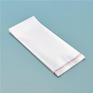 Yotelab Self Sealing Cellophane Bags,4x9 Inch Clear Resealable Cellophane Bags Self Adhesive for Packaging Packaging Gifts, Products,100 Pcs