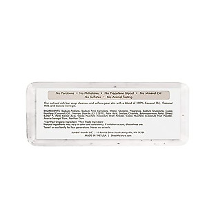 SheaMoisture Shea Butter Body Wash Bar Soap, Cleansing Skin Care to Soften & Restore, 100% Virgin Coconut Oil with Coconut Milk, Shea Butter & Acacia Senegal, 8 Oz Bar - 6 pack