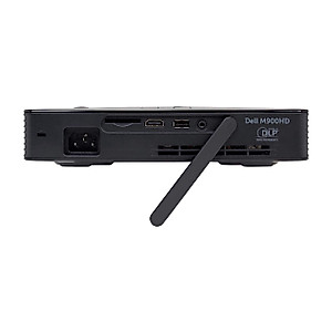 Dell M900HD DLP Projector 720p HDTV 16:10 1280x800 WXGA 700:1 900 lm HDMI/USB Speaker