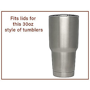 4 Pack New OEM Replacement Rubber Lid Seals for 14 or 30 Ounce Insulated Stainless Steel Tumblers Such As Yeti RTIC Ozark Trail Mossy Oak Atlin Beast