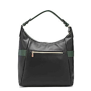 DESTINY BY NICOLE LEE Shoulder Hobo Bag Eco Leather Fashion Print Top Handle Zipper Pocket Handbag for Women Girls NK12115 AMG