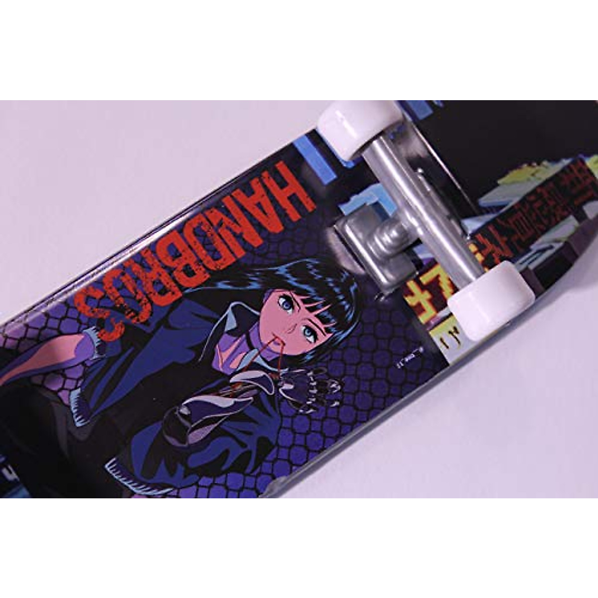 HANDBROS Handboard Skateboard 27cm 10.5 inch Tech Large Finger Board W/Grip 'HANIME'