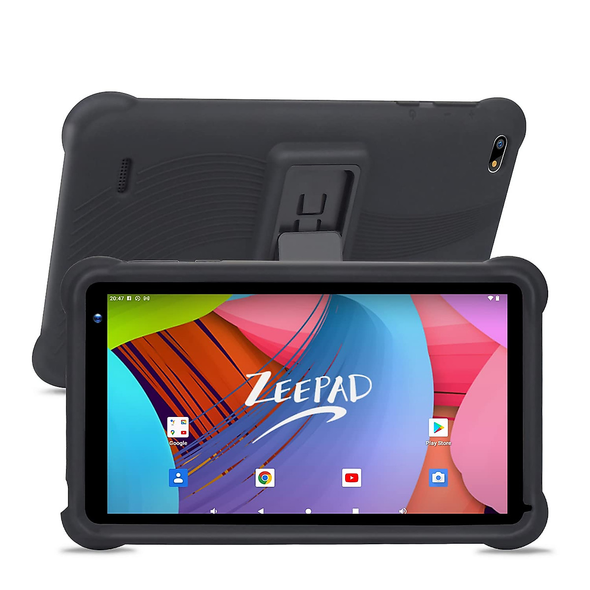 Zeepad 2QRK Android 11 Tablet 2GB RAM 32GB Hard Drive with Play Store Appls Games Kids Tablet PC (Black)