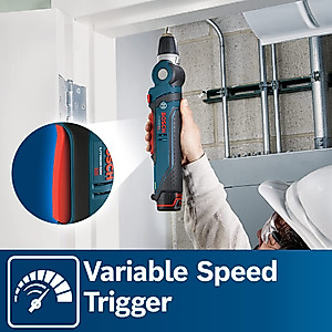 BOSCH PS11N 12V Max 3/8 In. Angle Drill (Bare Tool) , Blue