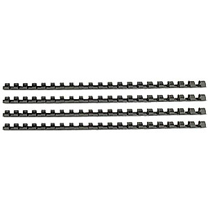 Q Connect 16mm Binding Comb - Black (Pack of 50)