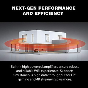 D-Link EXO|AX AX5400 WiFi6 Gigabit Mesh Router - Mobile App. Managed - Voice Control - 4-port Gigabit Ethernet LAN - 2-port USB - (DIR-X5460-US)