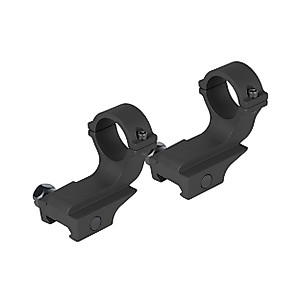 Monstrum 3-9x32 AO Rifle Scope with Illuminated Range Finder Reticle and Parallax Adjustment | Offset Cantilever Scope Rings | Bundle