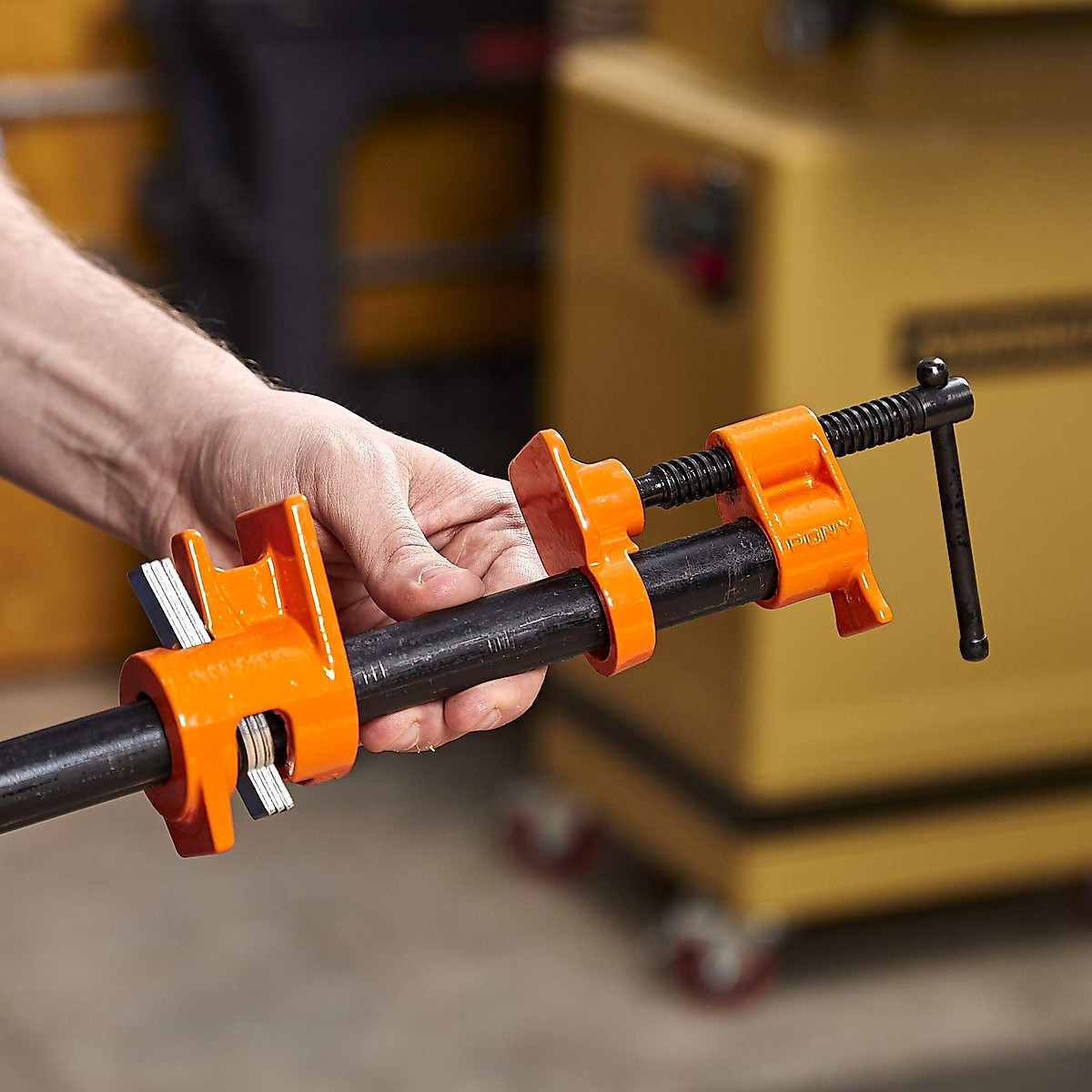 Pony Jorgensen 52 Pipe Clamp, Fixture for 1/2-Inch Black Pipe, Pack 1