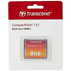 Transcend 8GB CompactFlash Memory Card 133x (TS8GCF133)