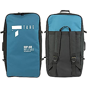 TAHE 11'6 Beach SUP-Yak 2-in-1 Tandem Inflatable Kayak + Paddle Board Complete Package,Blue