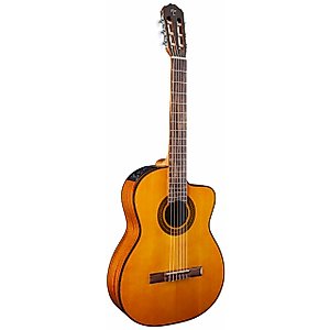 Takamine 6 String Solid-Body Electric Guitar, Right Handed, Natural (GC1CENAT),medium