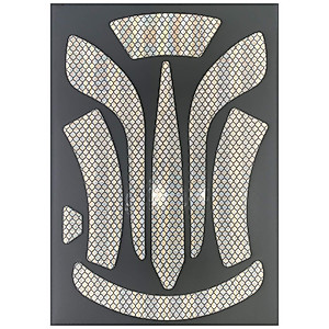 Lift Safety DAX Reflective Decals - White Medium