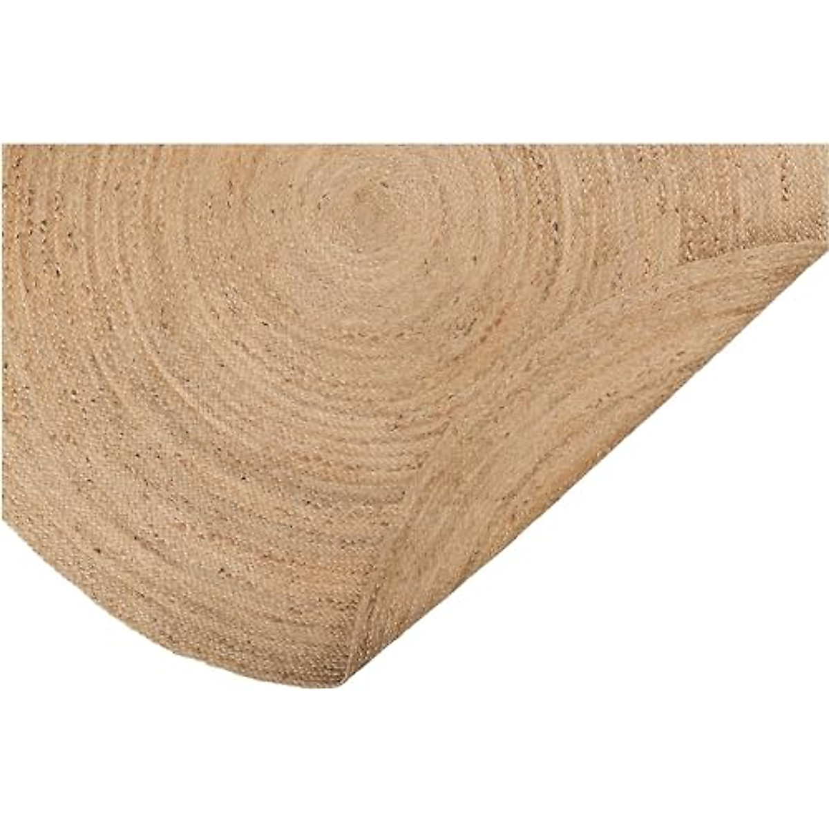 Hand Braided Round Jute Rug Area 4x4 Round Rug Custom Size Round Rug Indian Handmade Home Decor Round Rug 120x120 cm