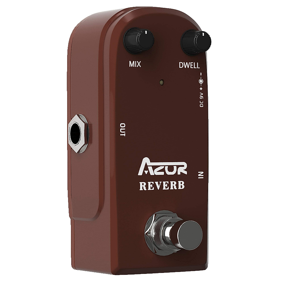 AZOR Spring Reverb Guitar Effect Pedal with Chorus Guitar Effect Pedal Pure Analog with True Bypass