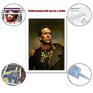 MMIXIANG Nicolas Cage Poster Decorative Painting Canvas Wall Art Living Room Posters Bedroom Painting 16x24inch(40x60cm)