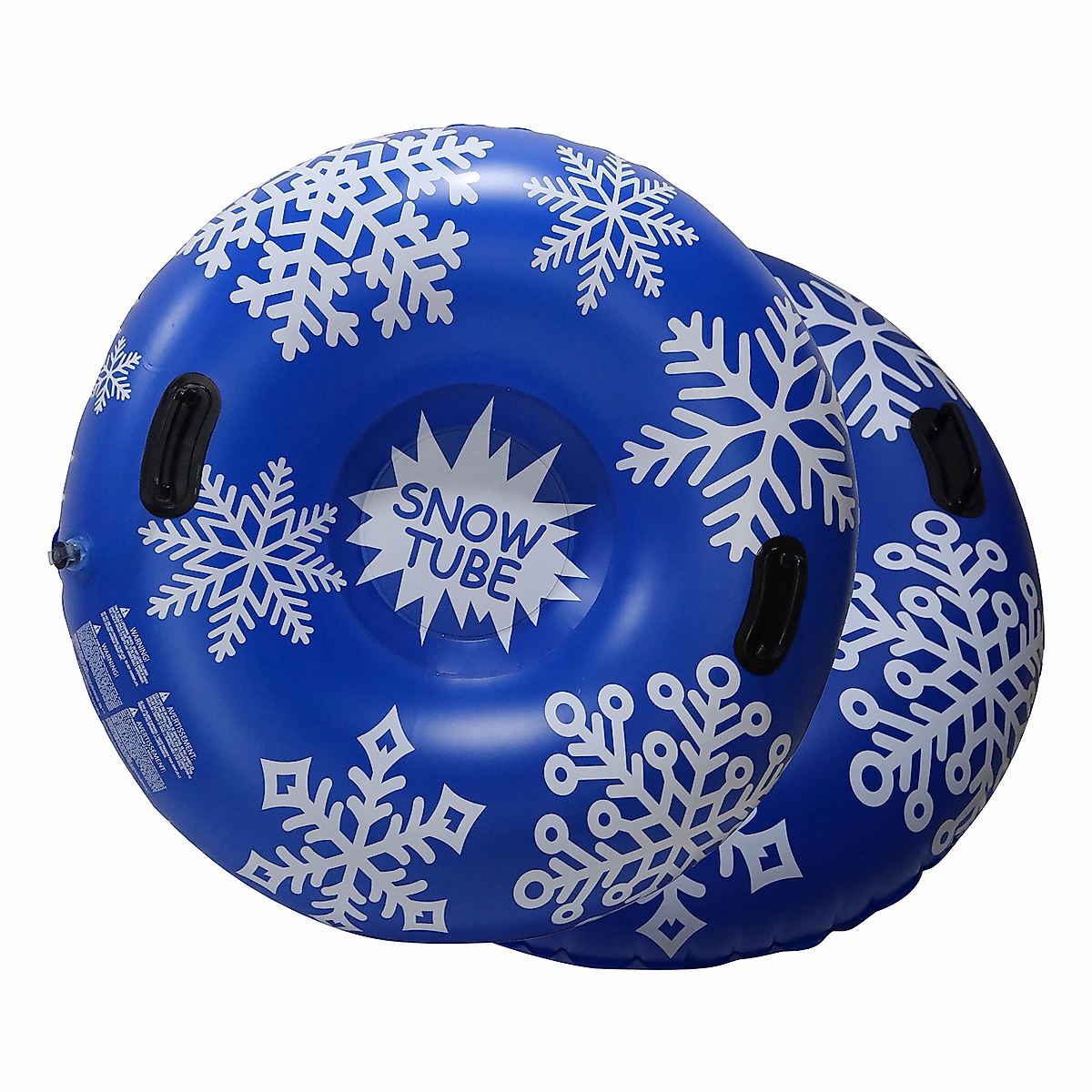 2pc Combo 48 Inches Inflatable Wear-Resistant Antifreeze Snow Tube with Handles