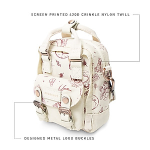 Doughnut Macaroon Tiny The Mystic Club Series 1L Women Girl Casual Crossbody Cell Phone Bag Purse Handbag (Cream x Brick)