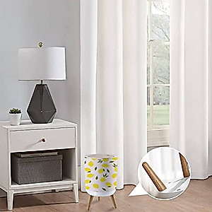 LGCZNWDFHTZ Small Trash Can with Lid for Bathroom Kitchen Office Diaper Lemon Simle Style Bedroom Garbage Trash Bin Dog Proof Waste Basket Cute Decorative