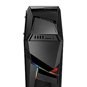 ROG Strix GL12 Gaming Desktop, Overclocked 9th Gen Intel Core i7-9700K, NVIDIA GeForce RTX 2070 8GB, 16GB DDR4 RAM, 512GB SSD + 1TB HDD, Windows 10, Black/Grey - GL12CX-DS771 (Renewed)