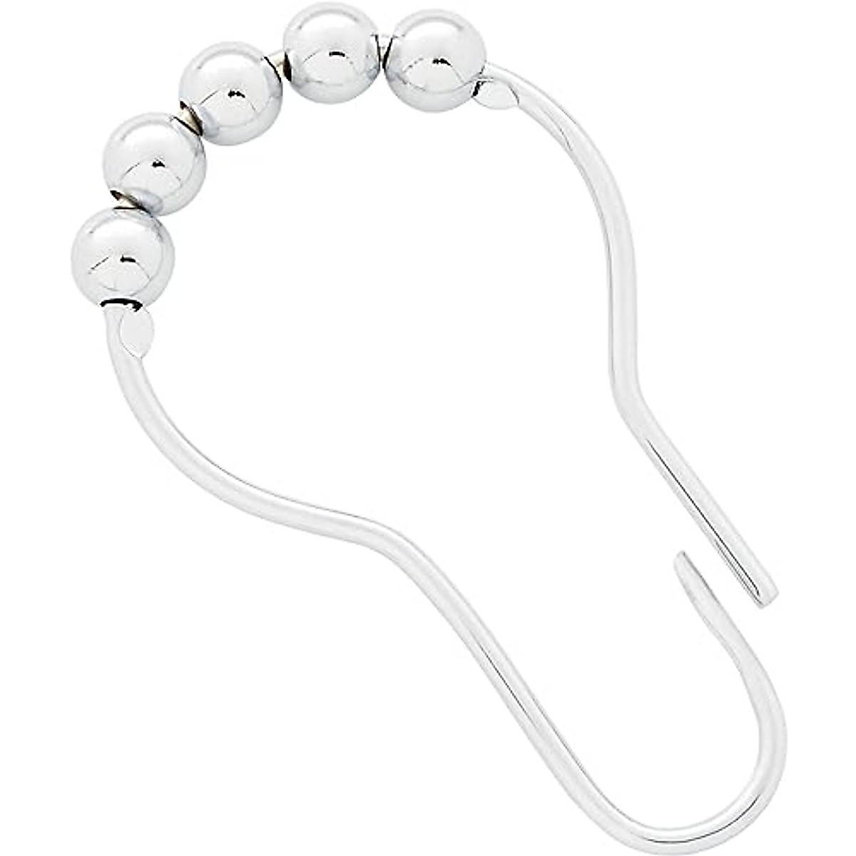 Signature Hardware 466818 Roller Ball Shower Curtain Rings - Set of 12 - Brushed Gold