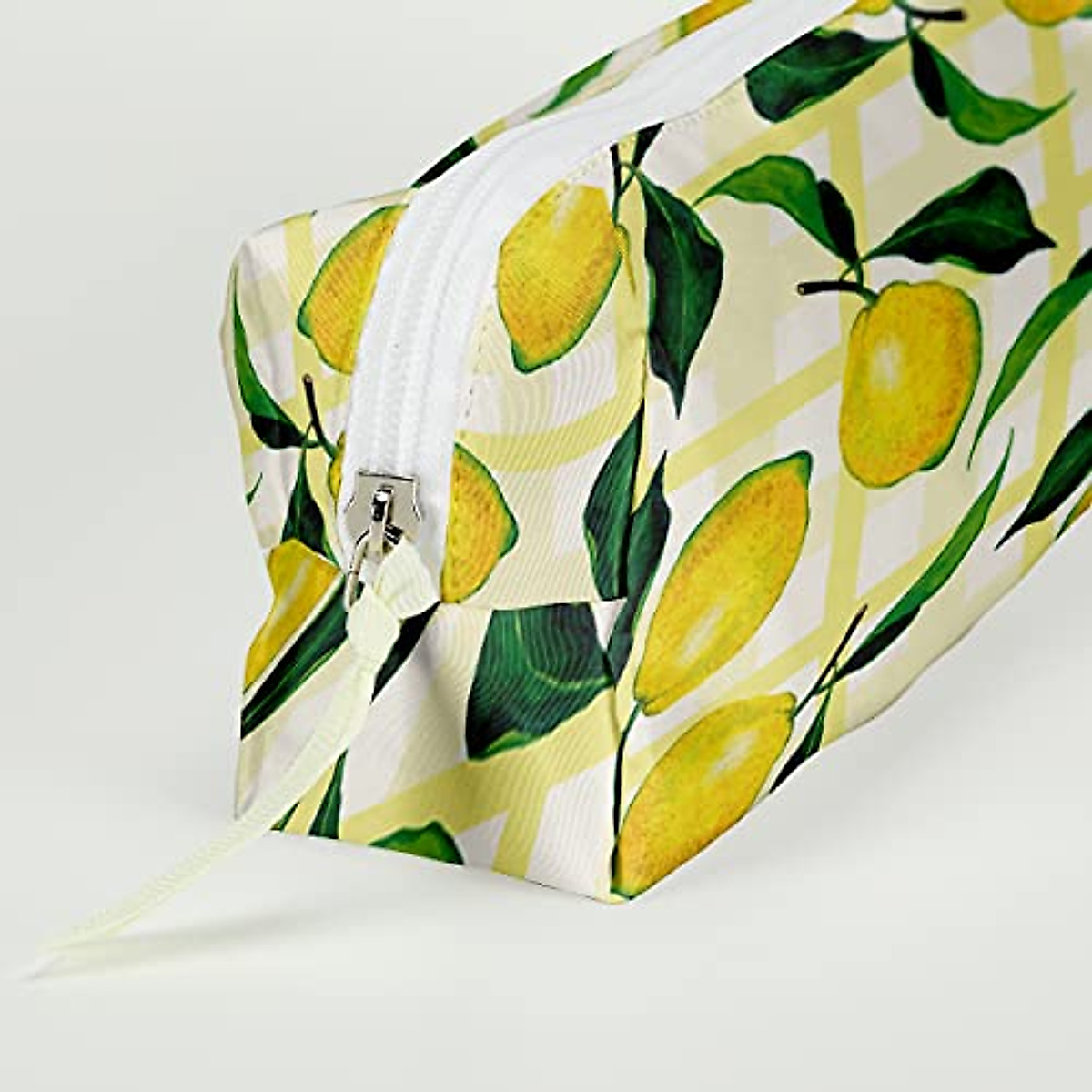 Pencil Pouch Pencil Case Pencil Bag Pen Case Pouch Box Organizer for Teen Girls Boys School Students Men Women Waterproof Zipper Pouch for Office Supplies Makeup, Lemon Décor Lemon Party Decorations