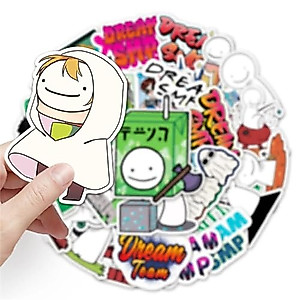 50PCS Cartoon Dream SMP Graffiti Funny Cute Stickers for Suitcase Skateboard Laptop Computer Water Bottles Car Teens Boys Girls Decal Waterproof Sticker for Phone Computer Decal Pegatinas Juguete