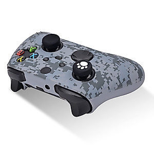 G-STORY 2PCS Camo Silicone Cover Skin for Xbox Series X Series S Controller, Anti-Alip Soft Rubber Case Protector for Xbox Series X Series S Controller with 8 Black Thumb Grip Caps