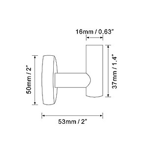 POKIM 2 Pack Matte Black Towel Hook Stainless Steel Bathroom Rustproof Clothes Towel Robe Hook Wall Mounted，Matte Black Toilet Kitchen Heavy Duty Door Hanger