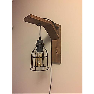 XIDING Farmhouse Vintage Industrial Metal Wire Cage, Old Open Style Lamp Guard Adjustable for Hanging Pendant Lighting, Perfect DIY Lamp Shade Replacement Accessories, Pack of 4.