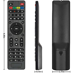 Amiroko Replaced Remote Control for All MAG IPTV Set-Top Box, Compatible with All MAG Series Box