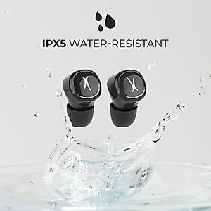 Altec Lansing NanoPods - Truly Wireless Earbuds with Charging Case, TWS Waterproof Bluetooth Earbuds with Touch Controls for Travel, Sports, Running, Working (Mint)