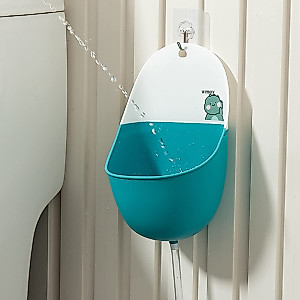 Toddmomy 1 Set Potties Dinosaur Hanging Blue Bathroom Cartoon with for Toddler Urinal Kids Boy Training Children Trainer Funny Tool Plug Baby Boys Hook Standing Toilet Potty Pee