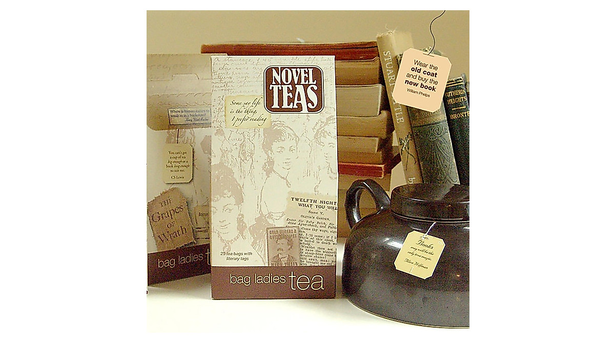 Novel Teas: Gift for Book Lovers with Literary Quotes