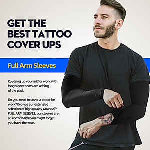 GOUNOD Sun Protection Cooling Compression Arm Sleeves For Men - Gardening Outdoors Sports Workouts volleyball arm sleeves