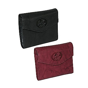 Buxton womens Heiress Pik-me-up? Mini-trifold wallets, Mahogany, One Size US